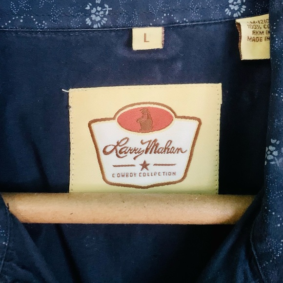 Larry Mahan | Shirts | Vintage Larry Mahan Mens Pearl Snap Western ...